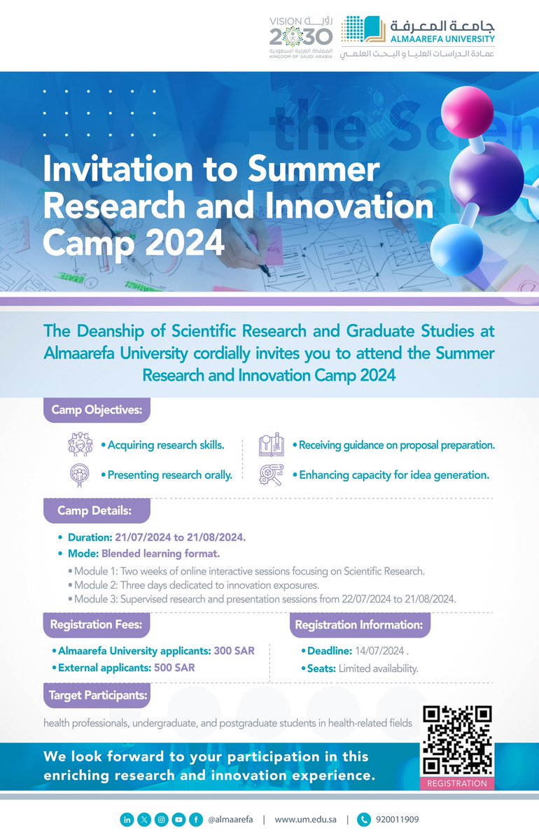 @AlMaarefa: In a highly substantial research environment, # ...